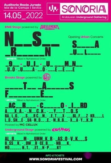 Nace en Sevilla Sonoria Festival – HOUSE ANDUJAR