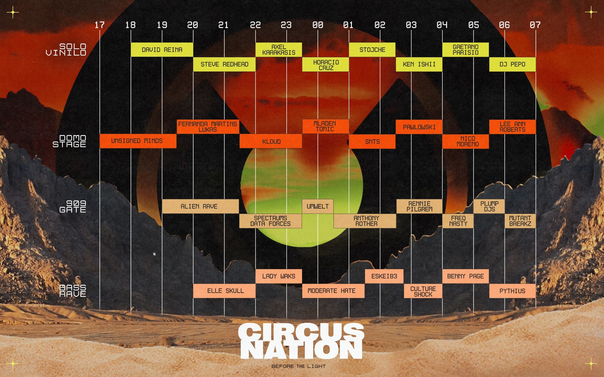 Horarios Circus Nation 2024 – HOUSE ANDUJAR